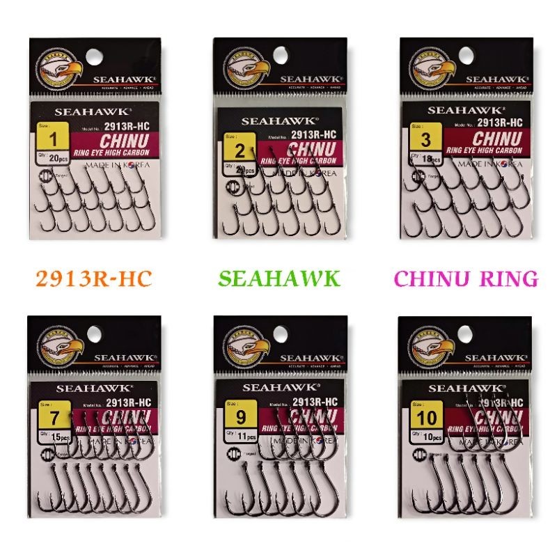 MATA PANCING SEAHAWK CHINU RING EYE 2913R-HC SIZE 1 2 3 4 5 6 7 8 9 10 ...
