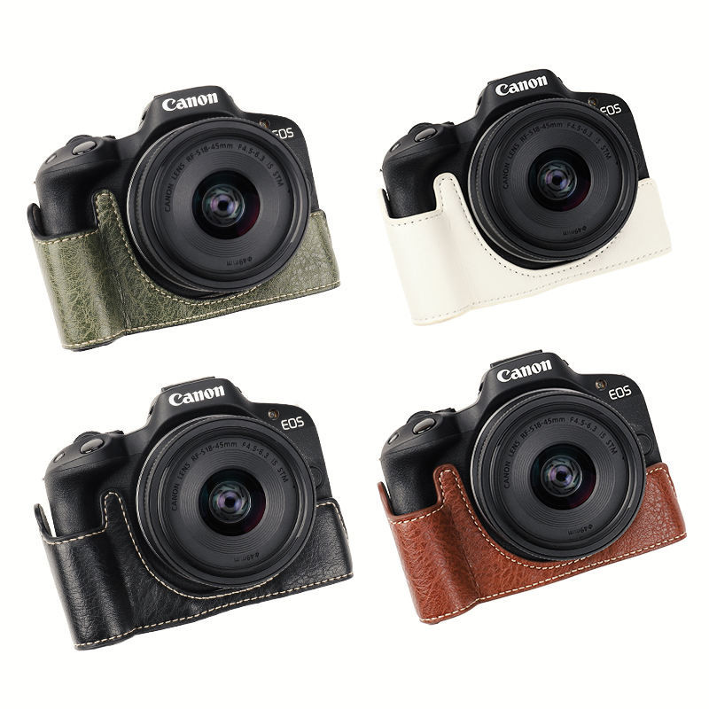 Canon R50 Protective Case R10 R8 R6 R7 R5 RP Base Leather Case 200D ...