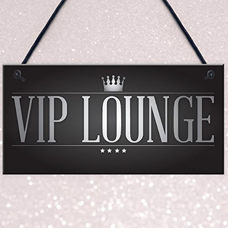 1 piece of VIP lounge retro men's bar, family bar, garden hanging sign ...