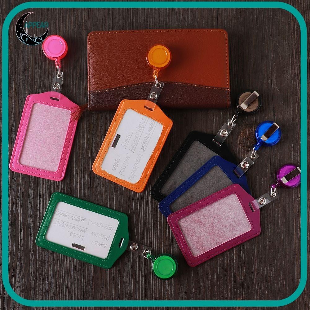 APPEAR ID Card Holder Transparent Tag Worker Office Supplies | Shopee ...
