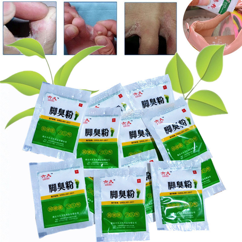 TU 10 Bags Fungal Infections Foot Bath Powder Foot Care Athlete's Foot ...
