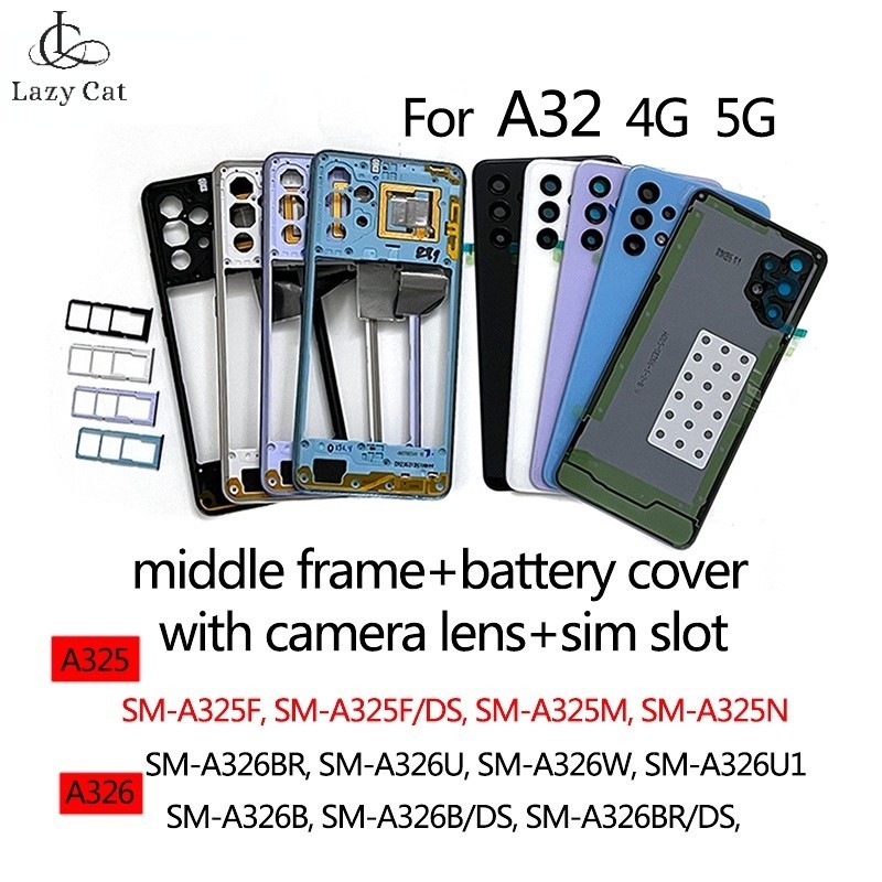 Original For Samsung Galaxy A32 LTE 4G A325 5G A326 Housing Phone ...
