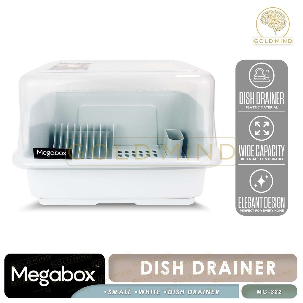 Megabox Dish Drainer SMALL and LARGE -Gold Mind | Shopee Philippines