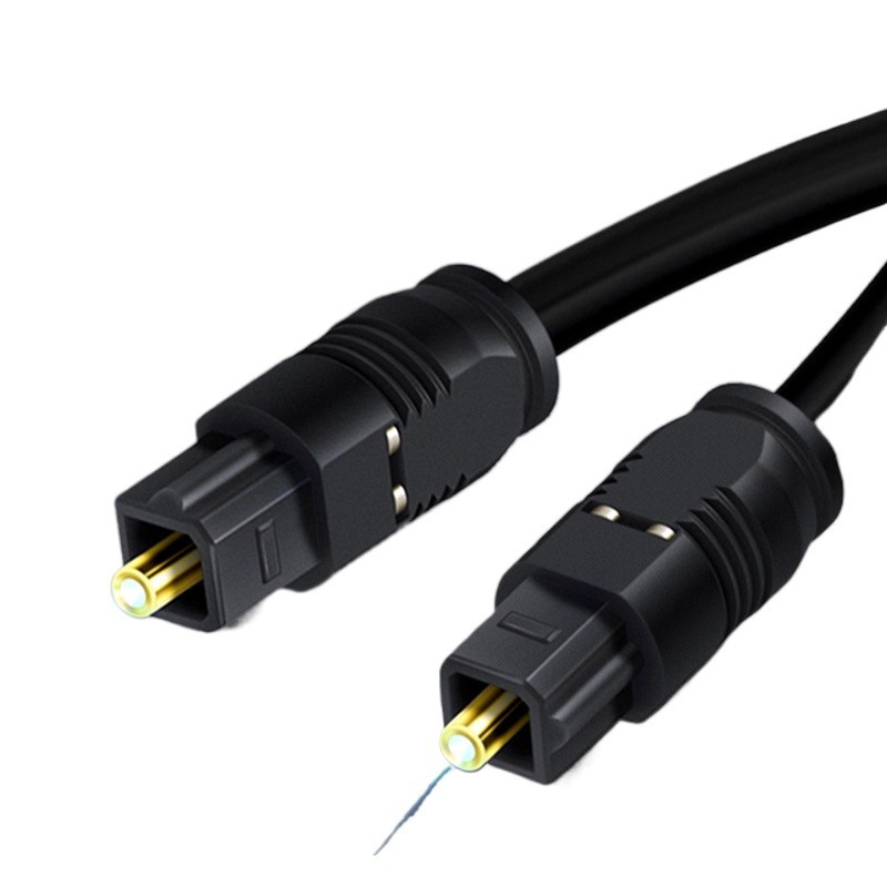 ┇Digital optical fiber audio cable SPDIF output cable 5.1 channel power ...