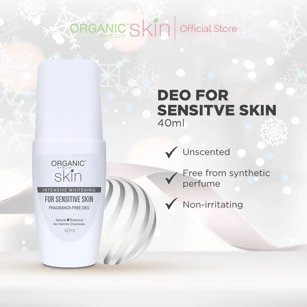 Organic Skin Japan Unscented Intensive Whitening Underarm Deodorant Deo ...