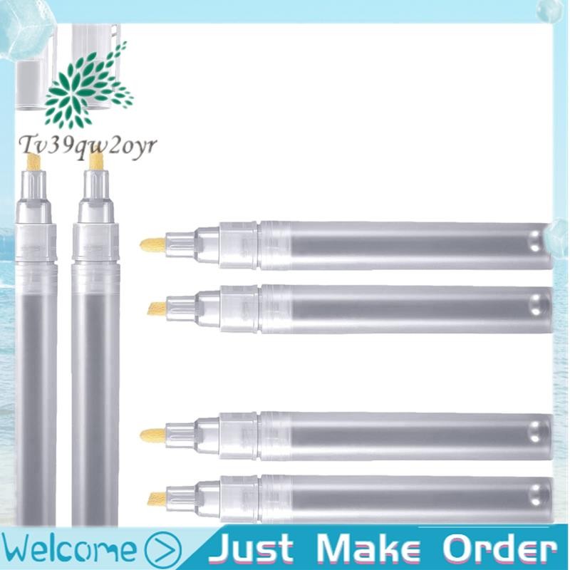 【Tv39qw2oyr】6 Empty Fillable Blank Paint Pen Markers Refillable Paint ...