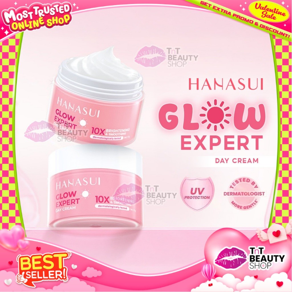 Hanasui Flawless Glow 10 Day Cream Indonesia Brightening Antioxidant ...