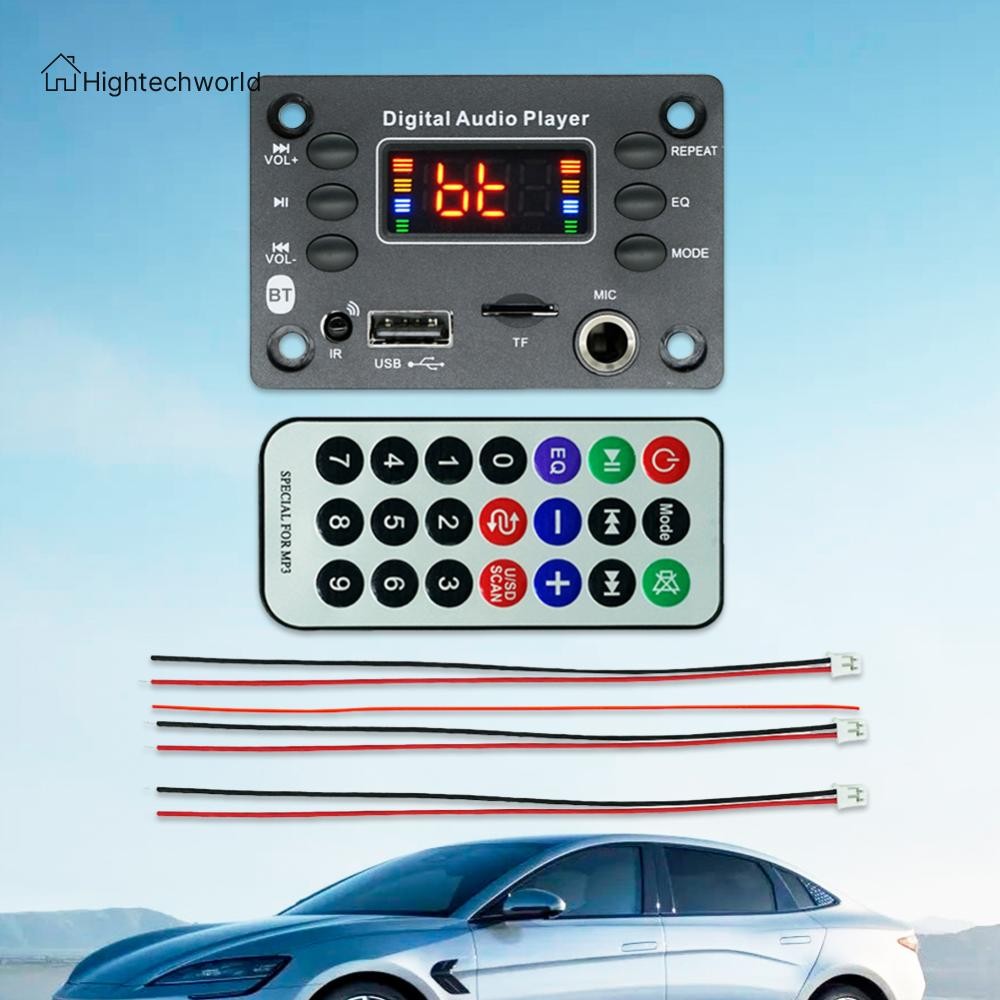 12V 25W BT 5.0 MP3/WMA/WAV/FLAC/APE Audio Decoding Board TF USB FM ...