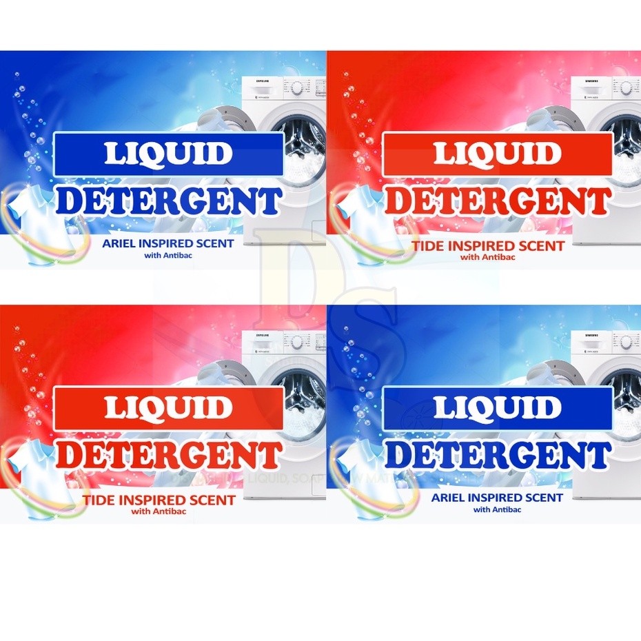 STICKER LABEL FOR LIQUID DETERGENT (10 PCS) | Shopee Philippines
