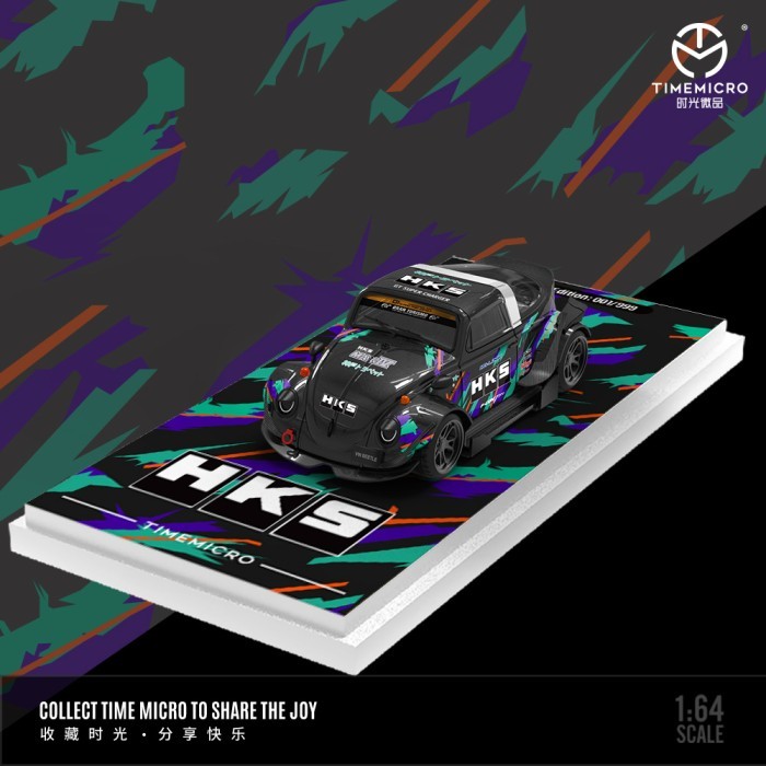 Time Micro 1:64 RWB Volkswagen VW Beetle HKS Black Limited | Shopee ...