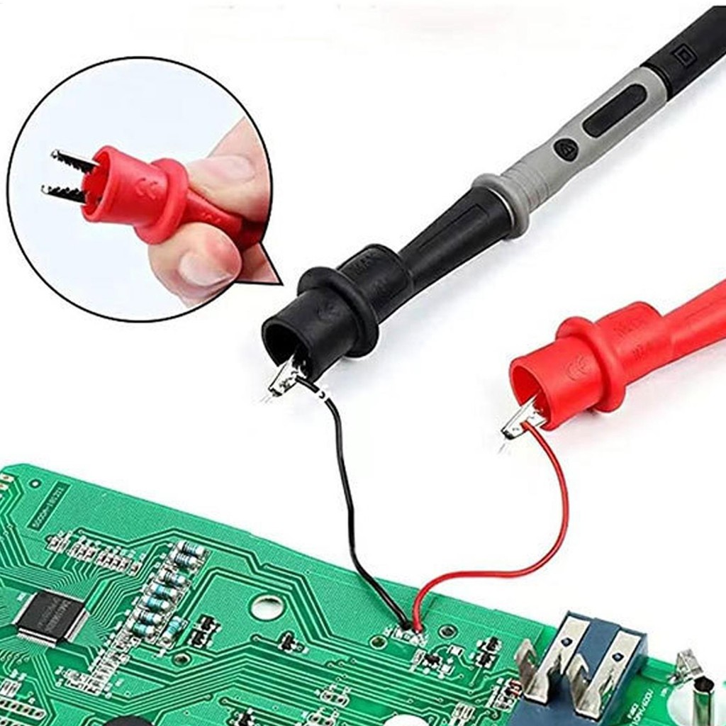 Insulated Test Probe Alligator Crocodile Test Clip Clamp Probe ...