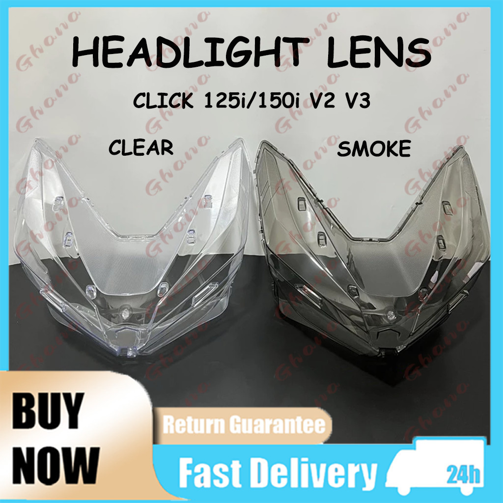 HONDA CLICK 125i/150i HIGH QUALITY HEADLIGHT LENS FOR V2 AND V3 ...