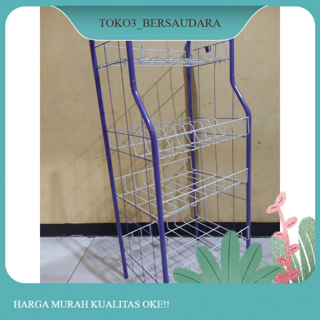 Rpl 4 tier rack / 4 tier plate rack / plate rack | Shopee Philippines