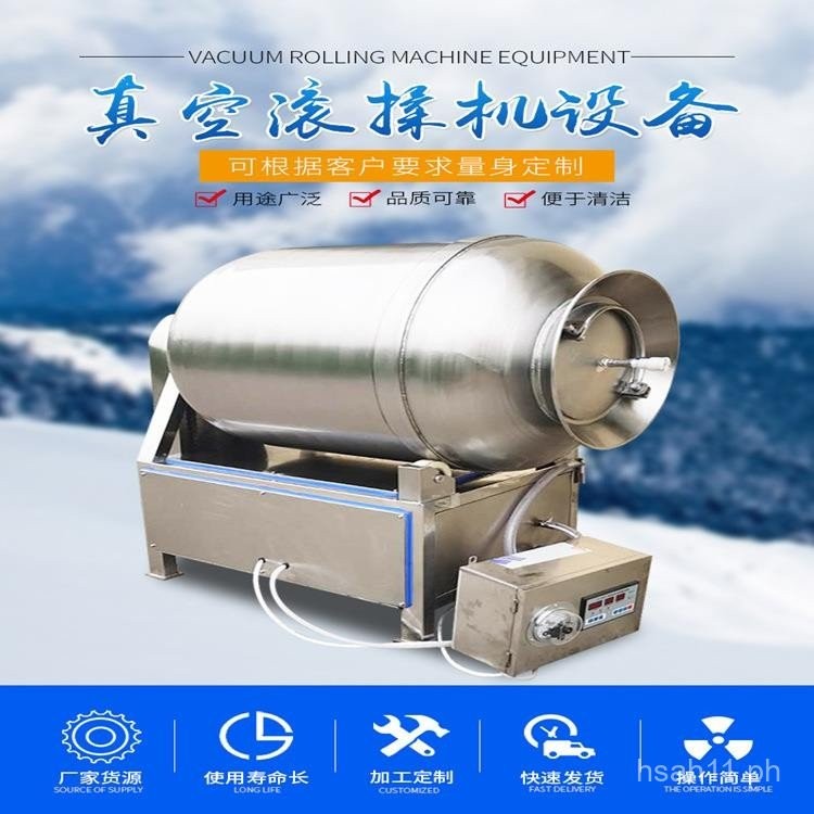 Meat Vacuum Frequency Rolling Machine Stainless Steel Chicken Steak ...