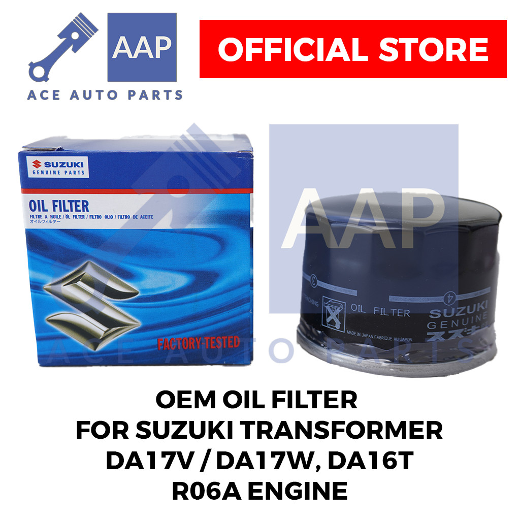 Suzuki Transformer R06A Oil Filter DA17V DA17W DA16T Original Size OEM ...