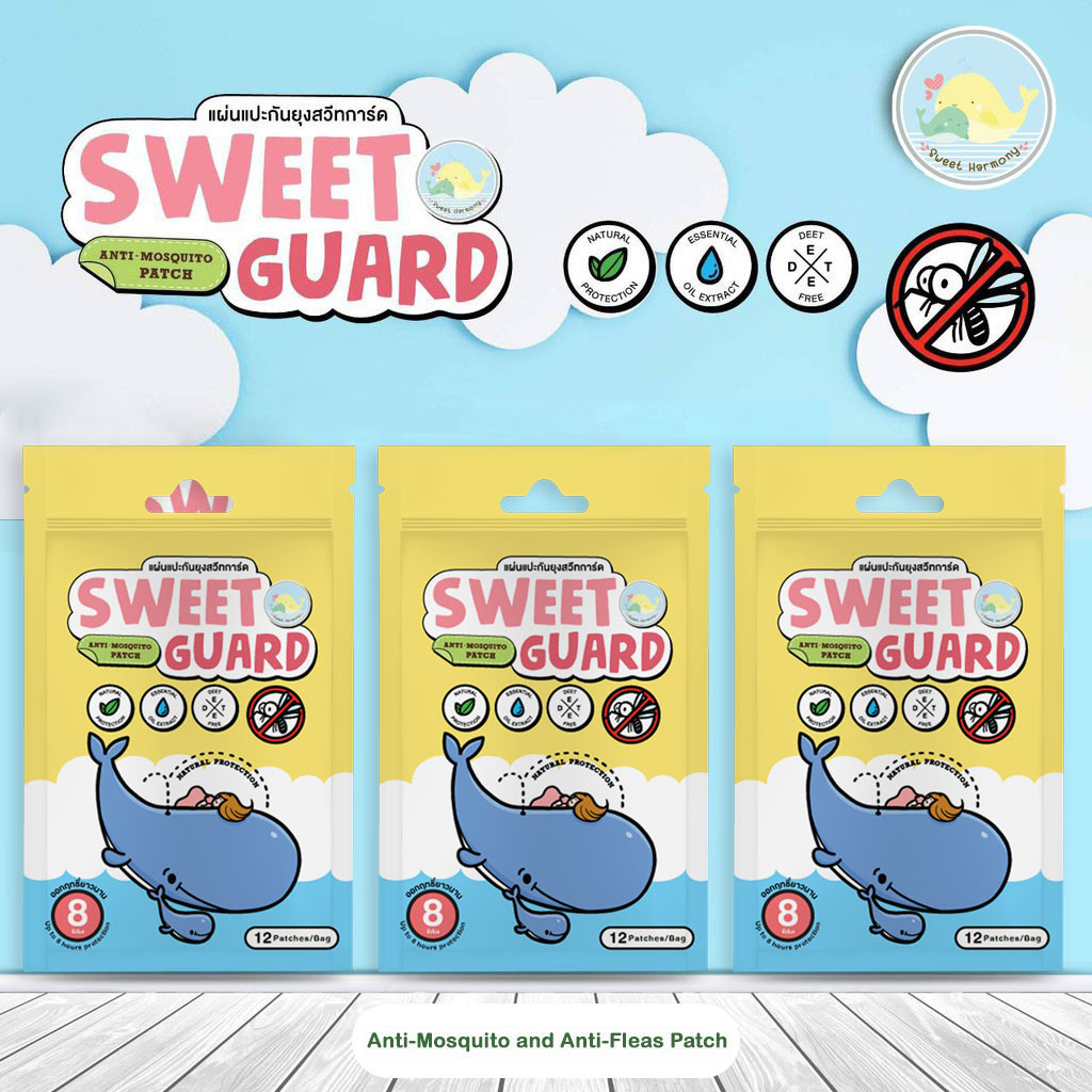 Sweet Guard Anti-Mosquito and Anti-Fleas Patch (12 patches) baby ...
