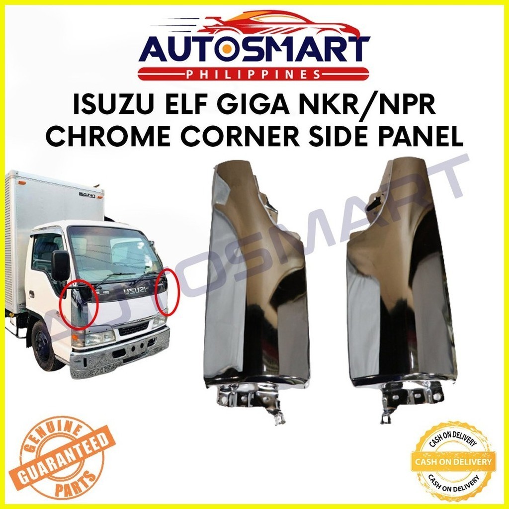 Isuzu Elf Giga NKR/NPR Chrome Side Corner Panel | Shopee Philippines