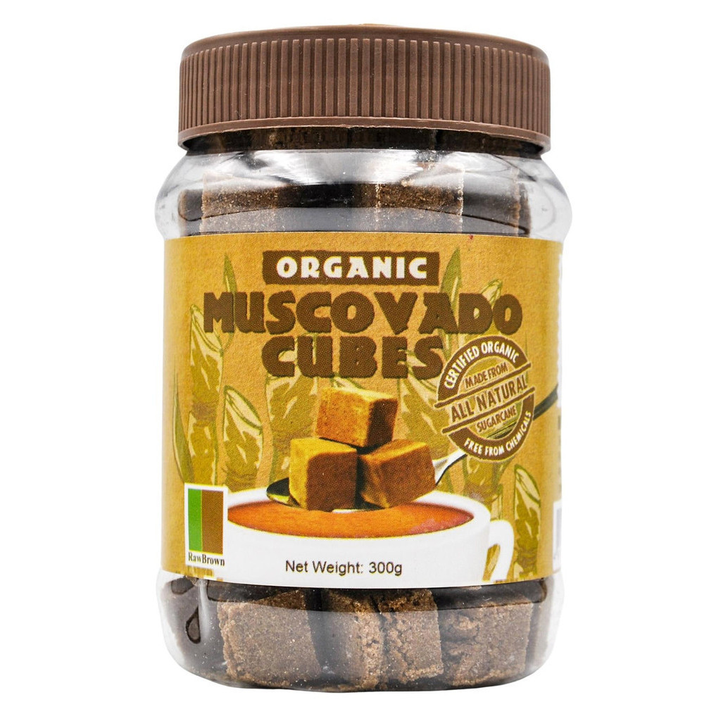 Raw Brown Organic Muscovado Sugar Cubes (300g) | Shopee Philippines