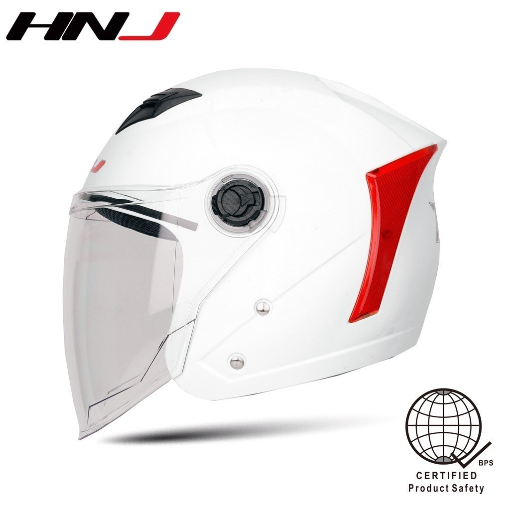 HNJ A4-001 Motorcycle Helmet plain General Purpose Half Face helmet For ...
