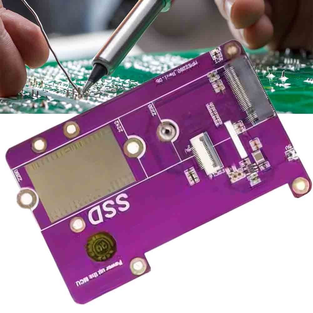 For Pi5 PCIe To M.2 NVMe SSD Adapter Board Supports Gen3 for Raspberry ...