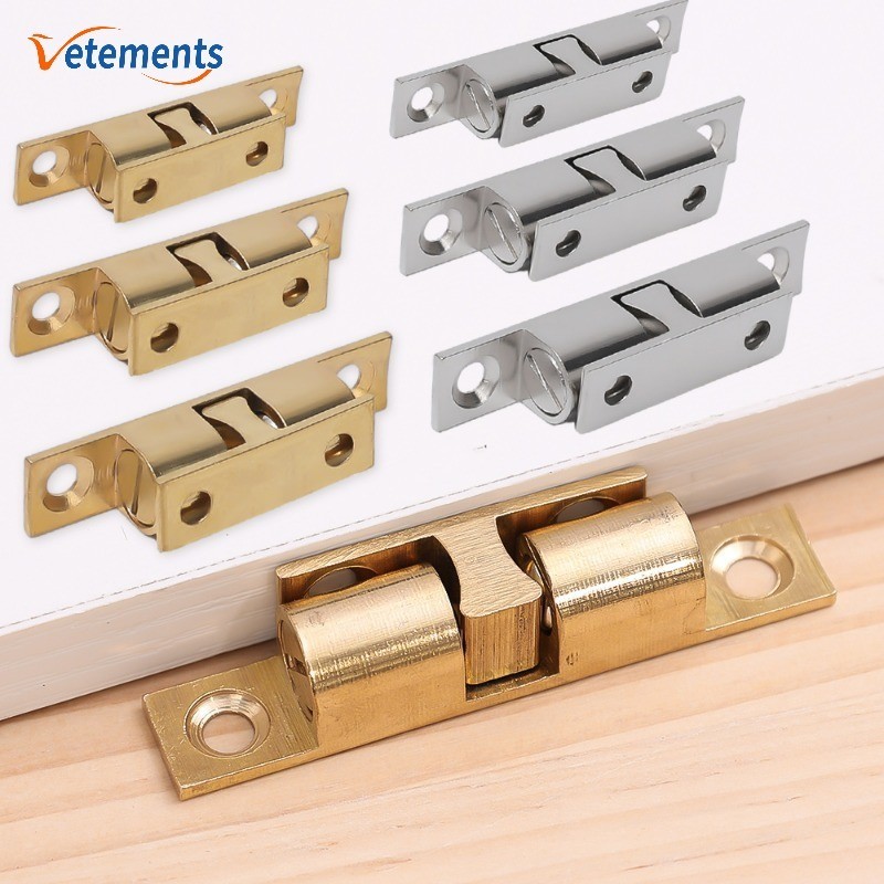 Home Furniture Fittings Touch Push Damper Buffer Brass Double Spring ...