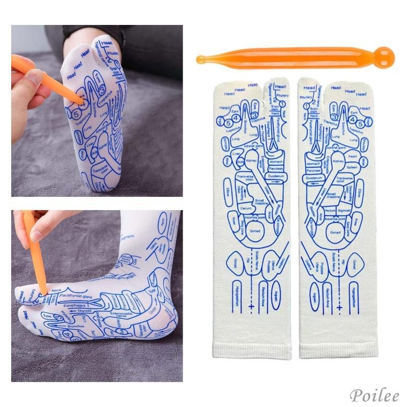 Foot Massage Socks Reflexology Socks Reflection Area Acupoint ...