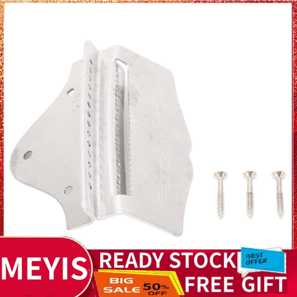 Meyishop 14 String Mandolin Tailpiece Part Silver Perfect Fit for ...