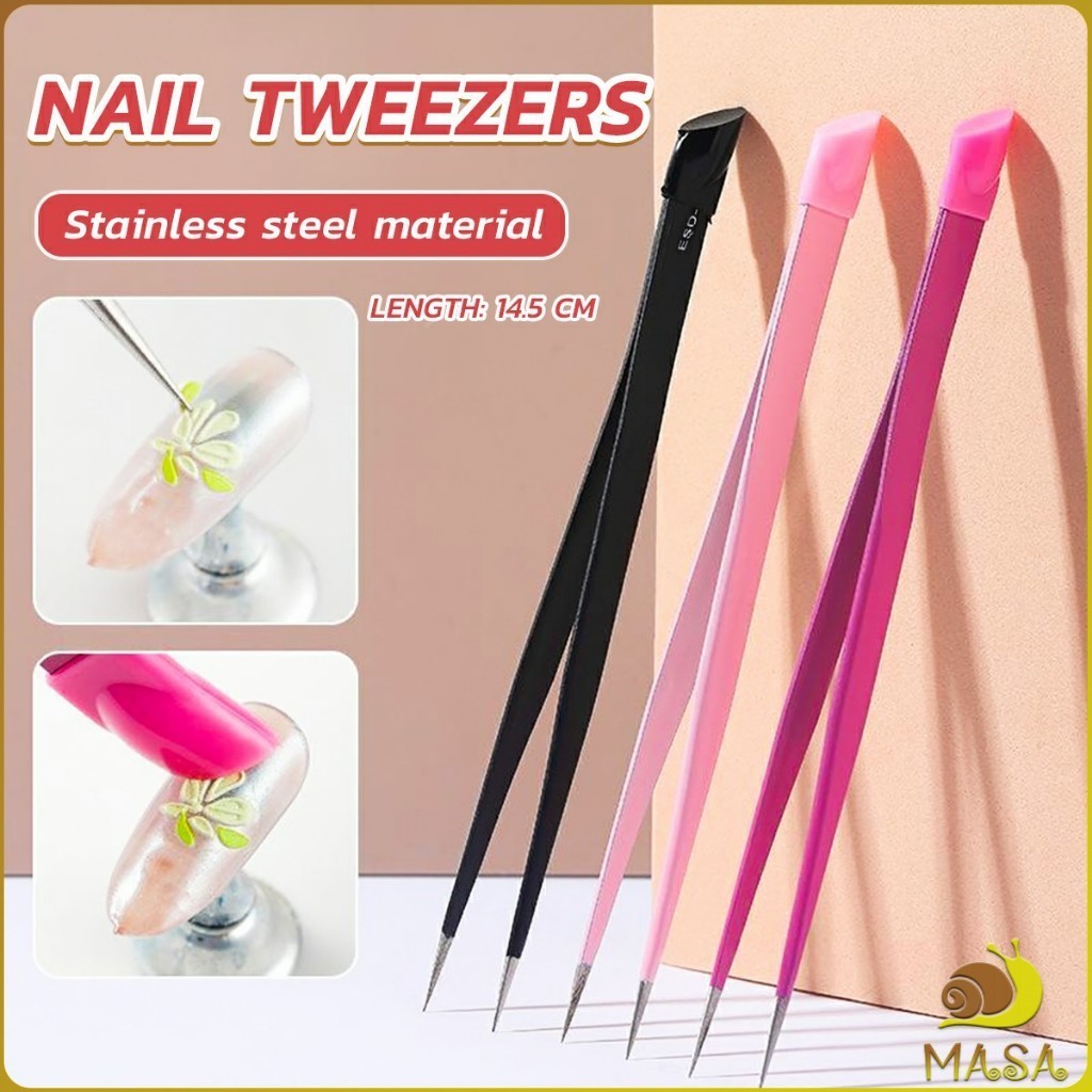 MASA Silicone pressure head nail clippers for 3D sticker metal nail ...