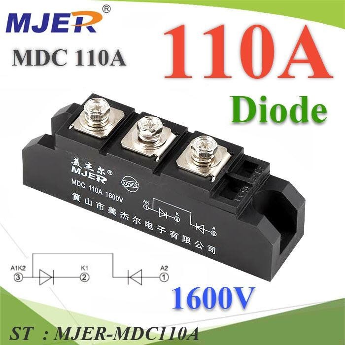 MDC 3-Pin diode Reverse Fire Protection DC 110A 1600V Rectifier Large ...
