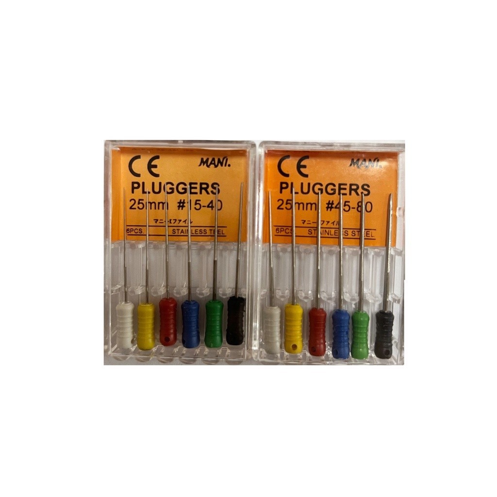25mm Stainless Steel Dental Pluggers Hand Pluggers Endo Handuse Root ...