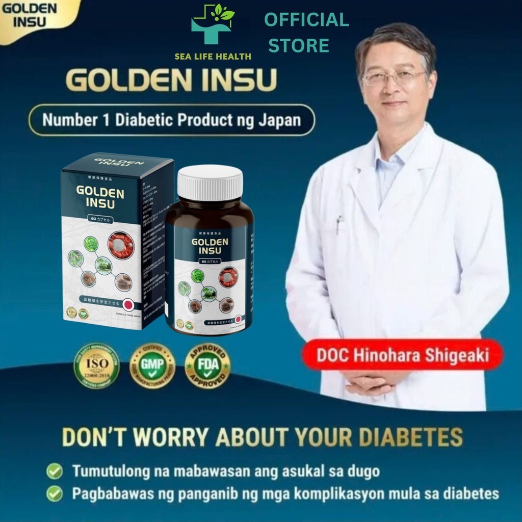 Golden Insu Effective Diabetic Support and Improves Metabolism 60 ...