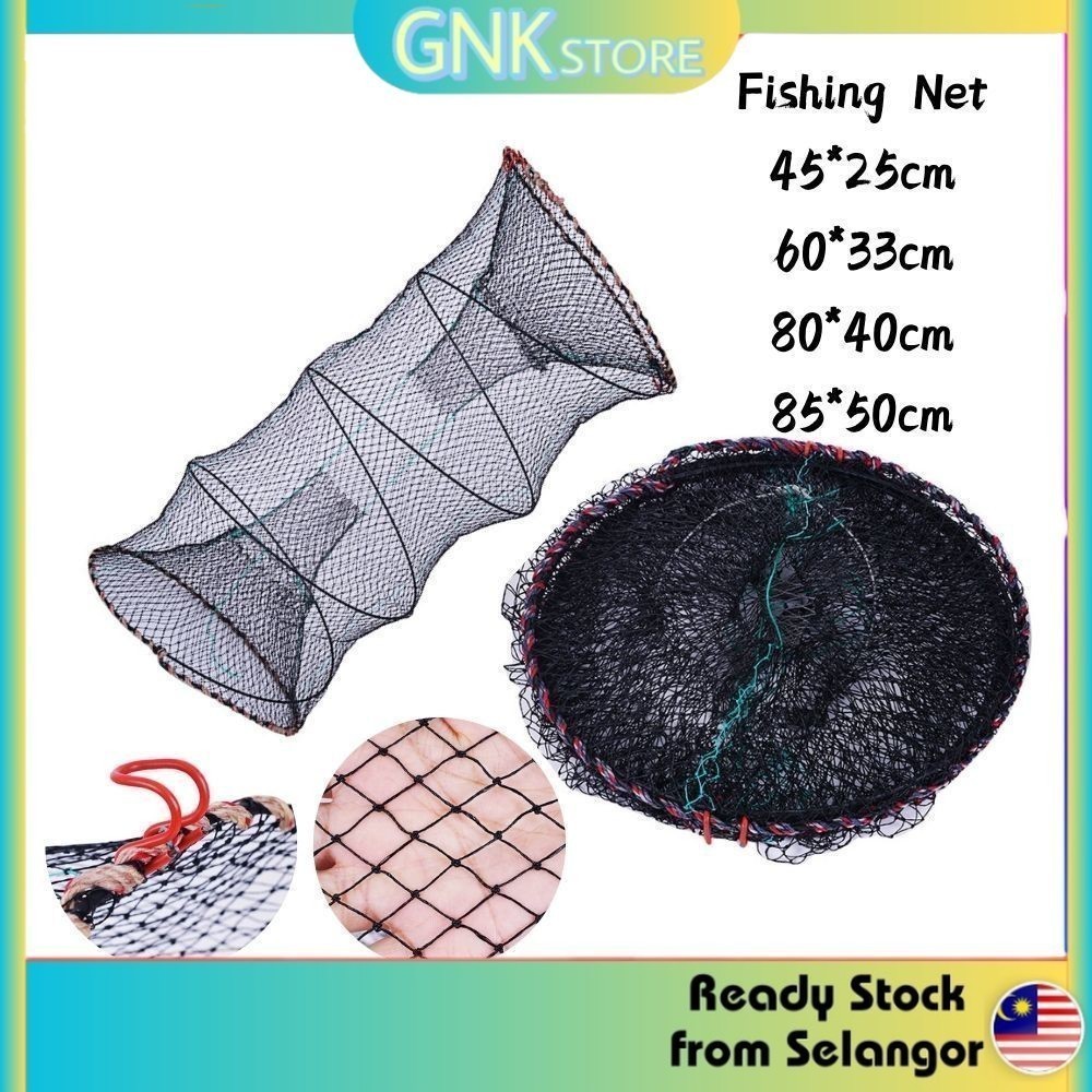 HITAM Gnk STORE Bubu Fish Long Black Trawl Net 2 Holes Bubu Fish ...