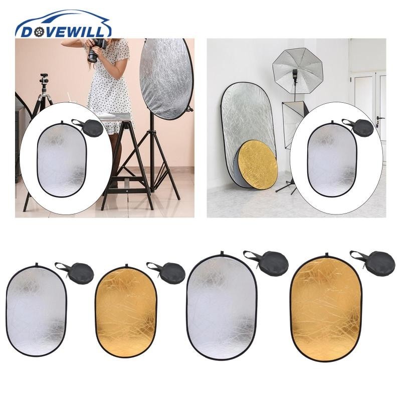 [Dovewill] Light Reflector Compact Foldable 2 in 1 for Photography ...