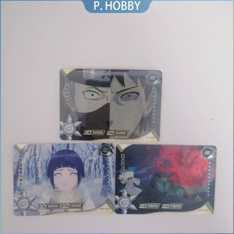 Kayou Naruto HR Drama Card Horizontal Version Flash 3D Card Hinada Kakashi Naruto Ichira Ramen ...