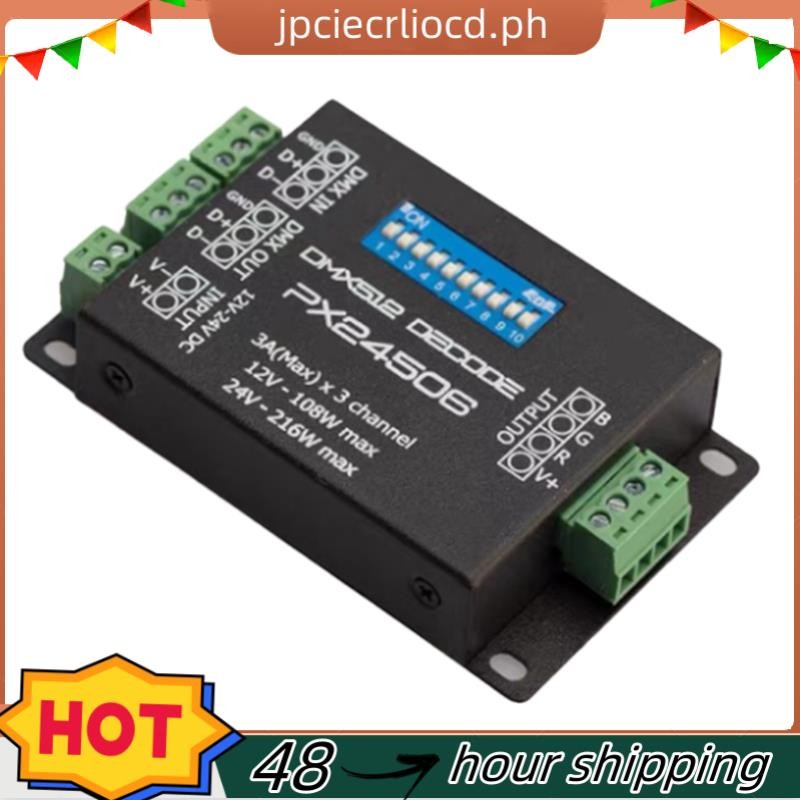hot salePX24506 Led Controller Led Decoder DMX 512 Decoder Driver 9A ...