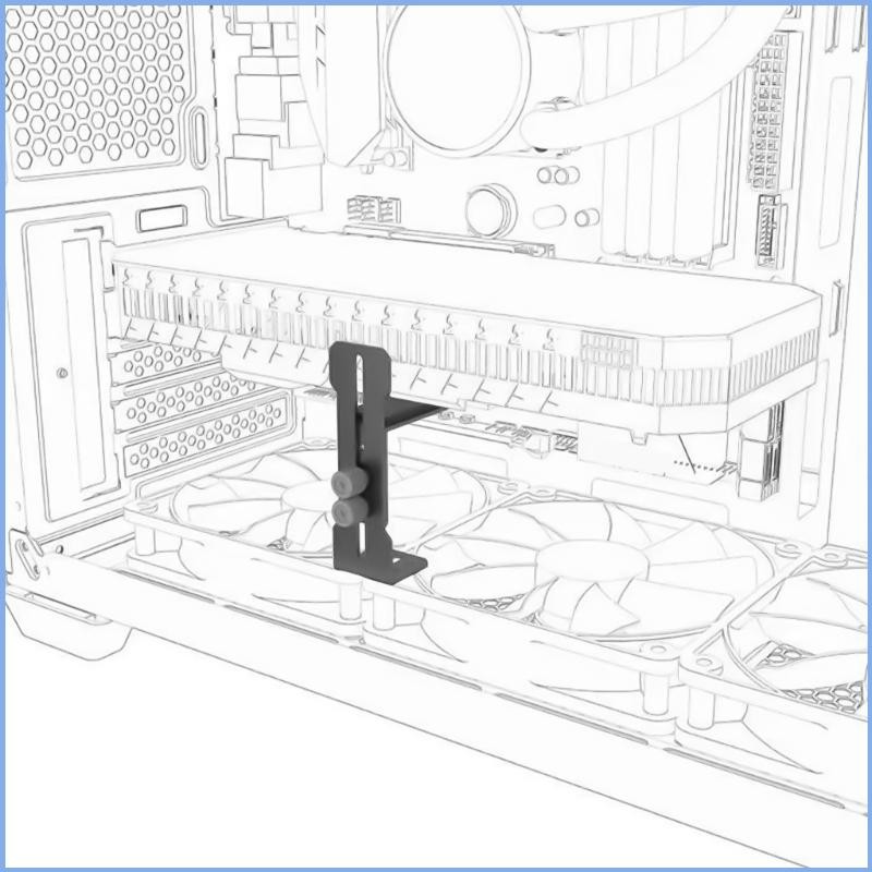 EZR GPU Support Bracket Adjustable Aluminum GPU Bracket Video Graphics ...