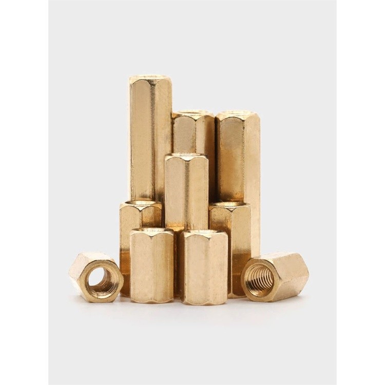 M3 M4 Brass Double Pass Hexagonal Copper Column Isolation Pillar Hex ...