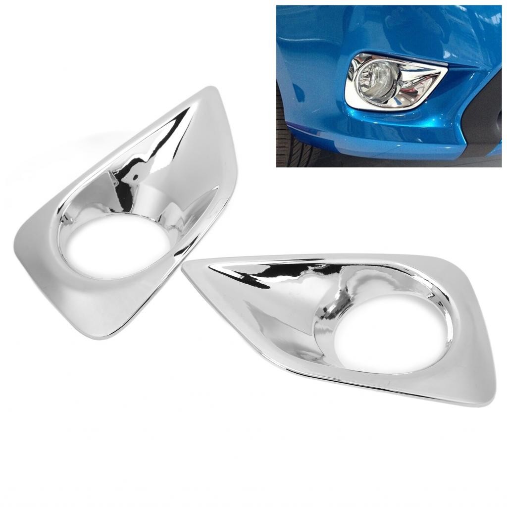 Eleganthome Front Fog Lamp Cover Light Bezel Waterproof Bright for ...