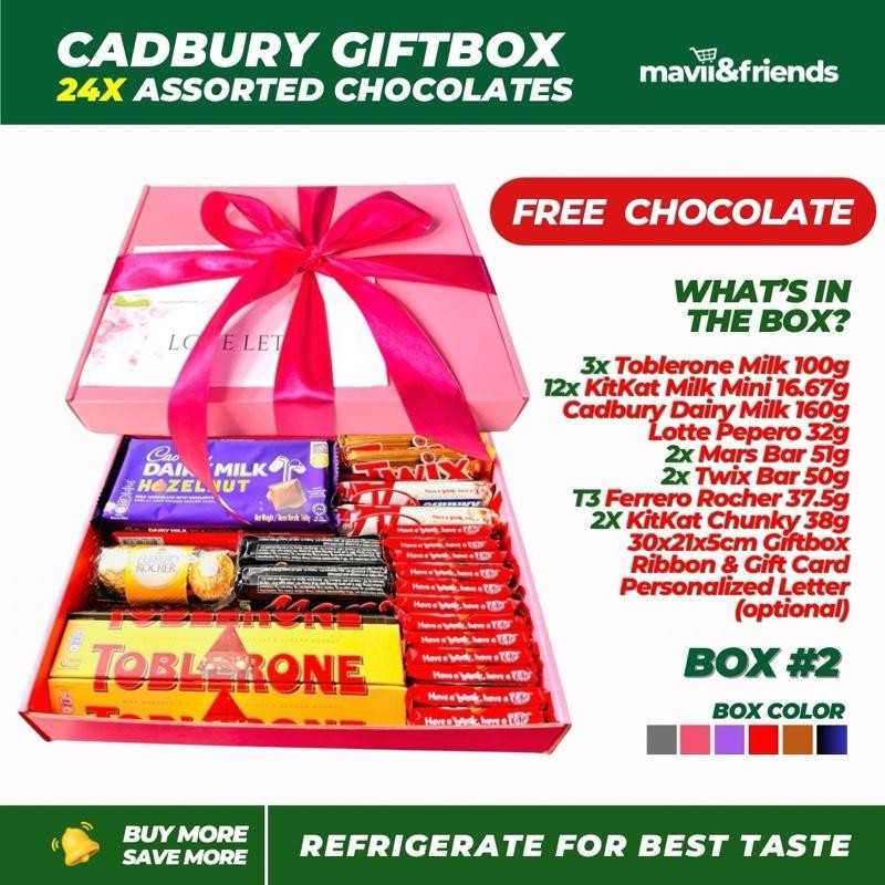 mavii&friends - Gift Box full of Imported Chocolates + Ribbon ...