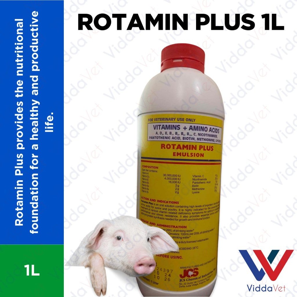 Rotamin Plus Liquid Supplement The Best Choice for Animal Vitamin and ...