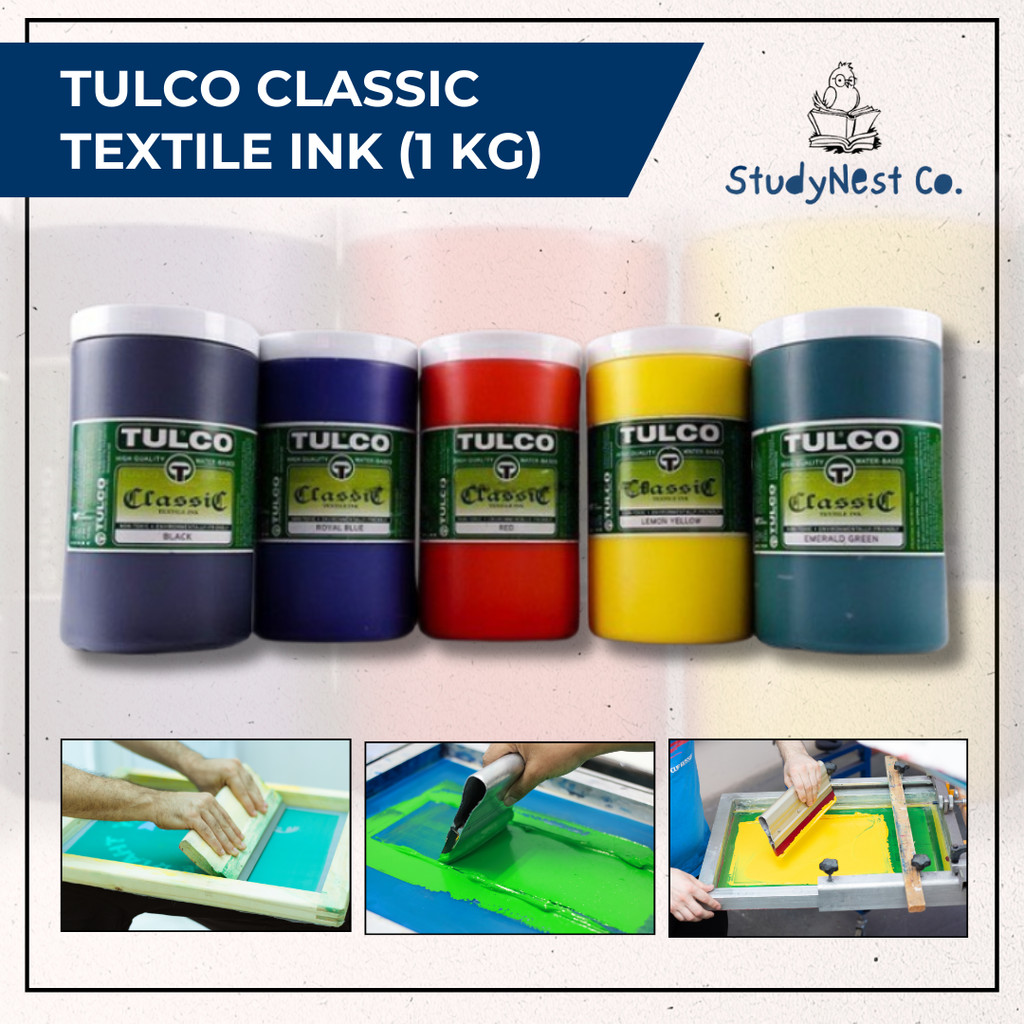 SNCo. | Tulco Classic 1 Kg Water-Based Paint - Assorted Colors for silk screen printing | Shopee ...