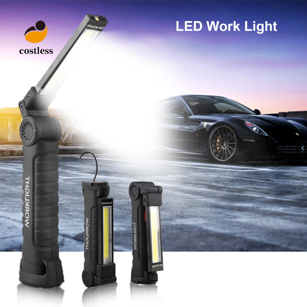 COL Work Light Multifunctional USB Rechargeable ic COB LED Inspection ...