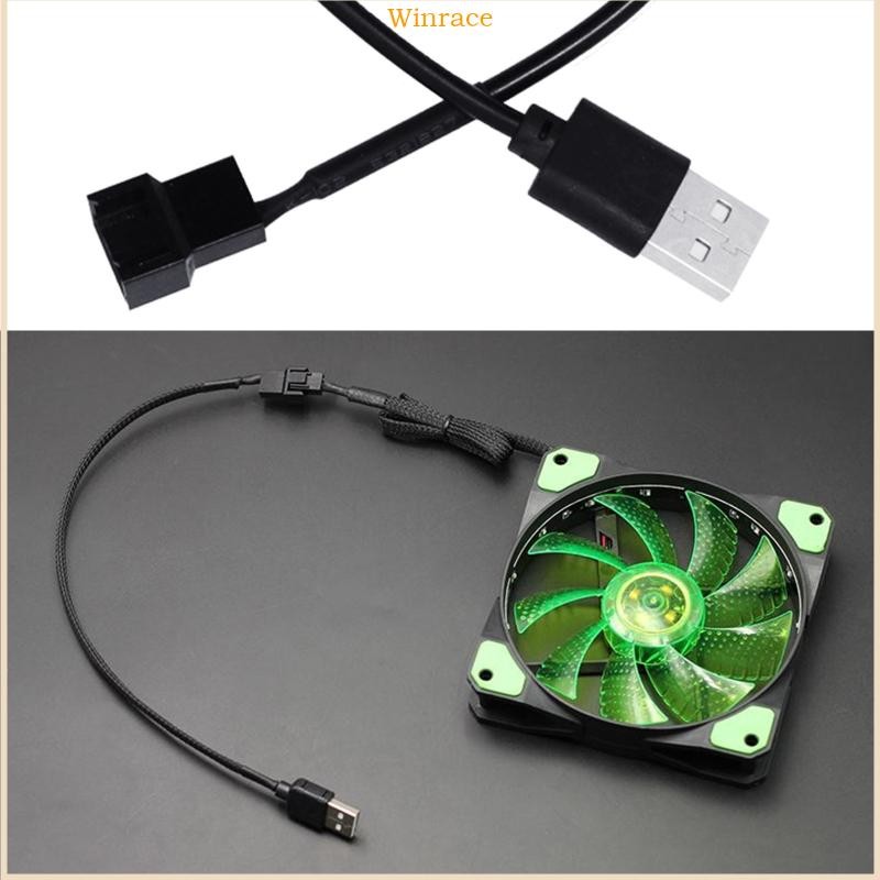 WRC USB to 4Pin Fan Cable USB to CPU Fan Adapter Cord for Laptop ...