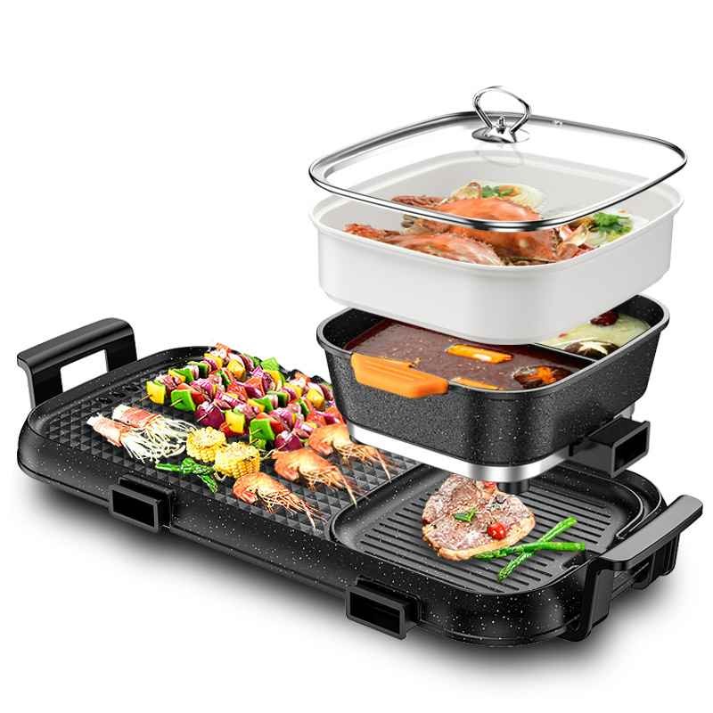 Multifunctional Electric Grill Pan, Electric Grill Plate, Fish Grill ...