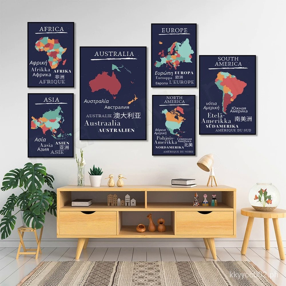 South America, North America, Europe, Australia, Asia, Africa ...