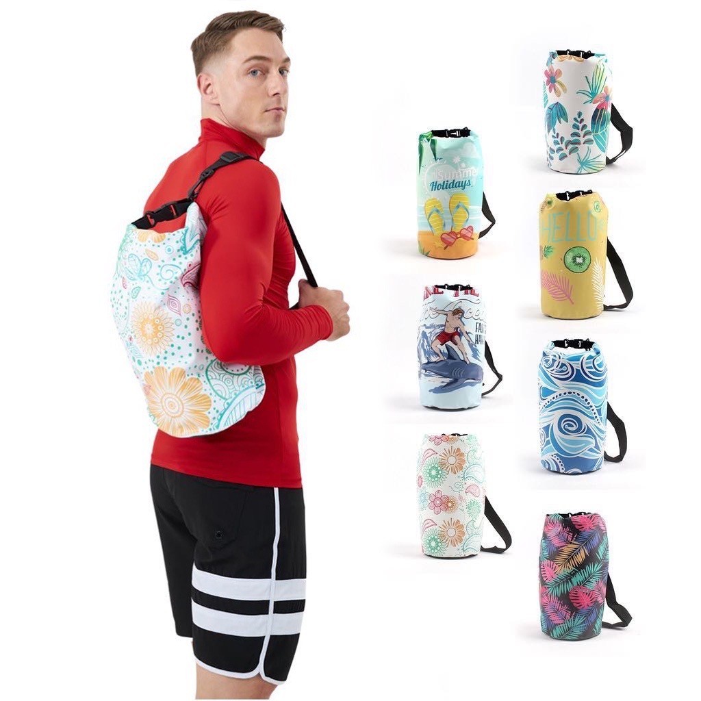 Fashion Summer Ocean pack Dry Bag Waterproof bucket bag Sling Shoulder Backpack Out door Sport ...