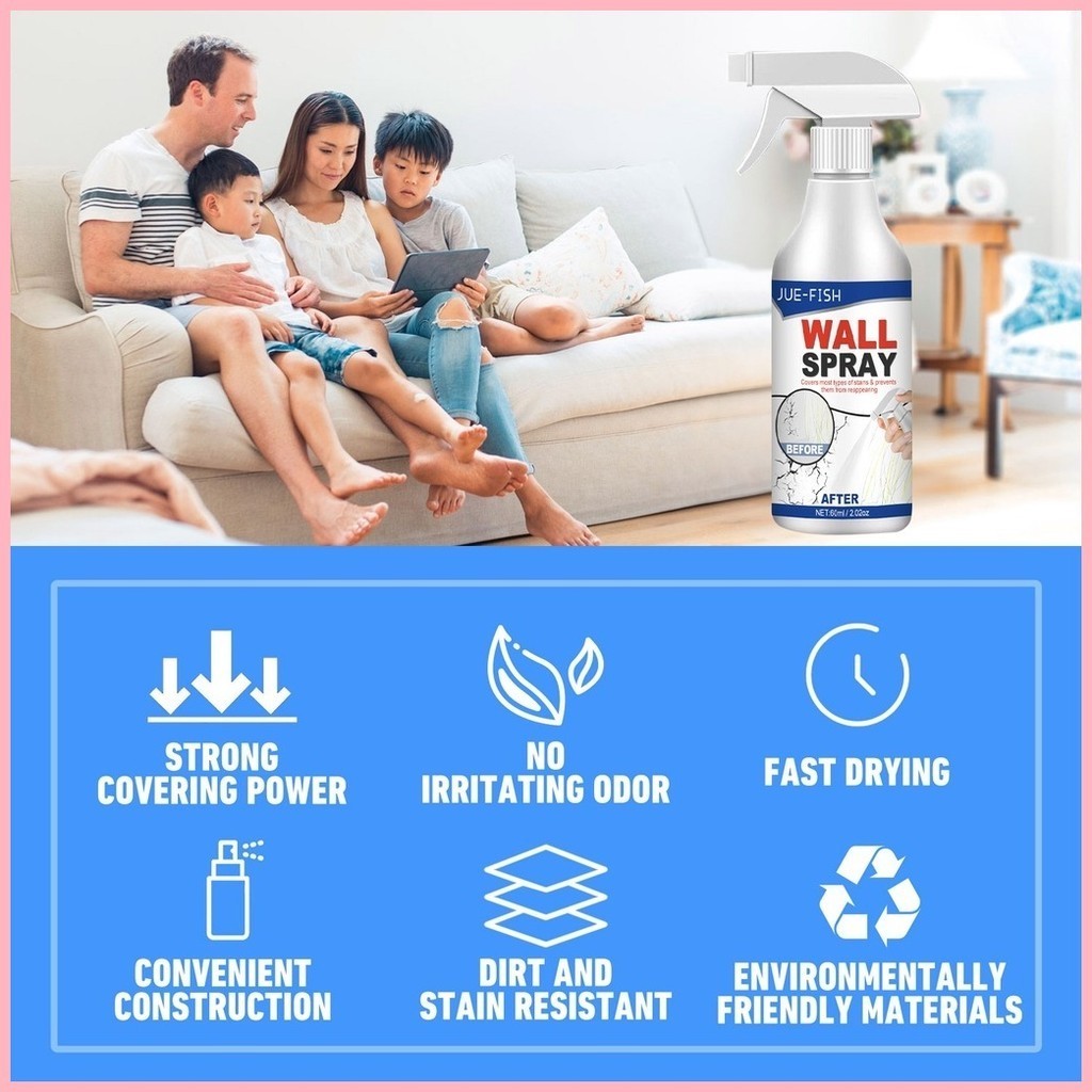 【Hot】 White Wall Spray Paint for Interior Renovation Cover Up Stains ...