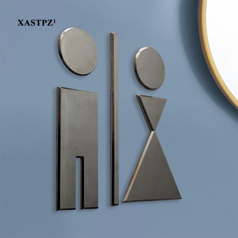 [Xastpz1] Bathroom Sign Bathroom Signage Identification Graphical ...