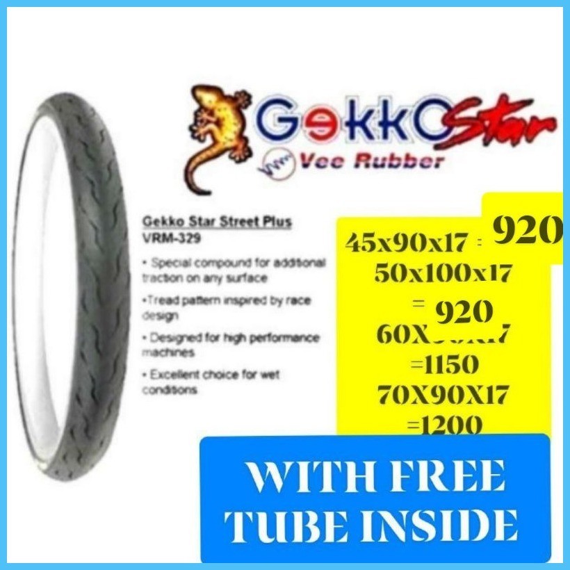 ↂ VEE RUBBER GECKO WITH TUBE (COMPLETE SIZES) | Shopee Philippines