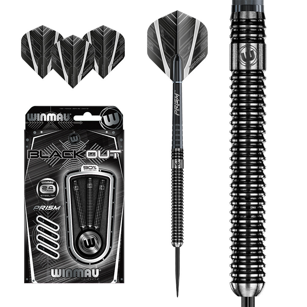 Toby's Sports Winmau Dart Pin Blackout 90% Tungsten 24 grams | Shopee ...